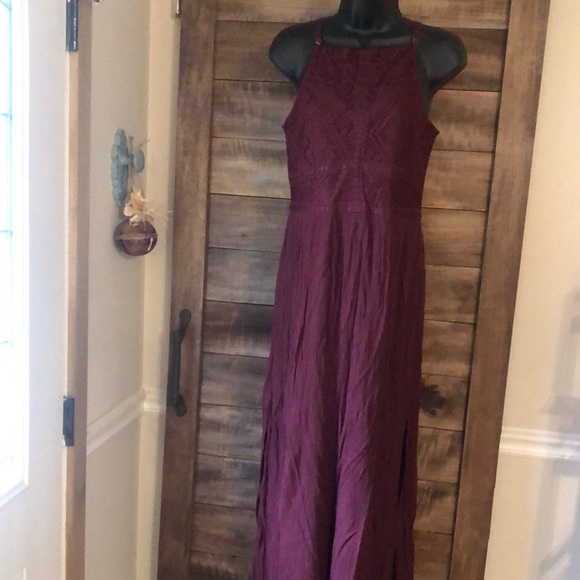 Self Esteem | Dresses | Deep Burgundy Maxi Dress | Poshmark